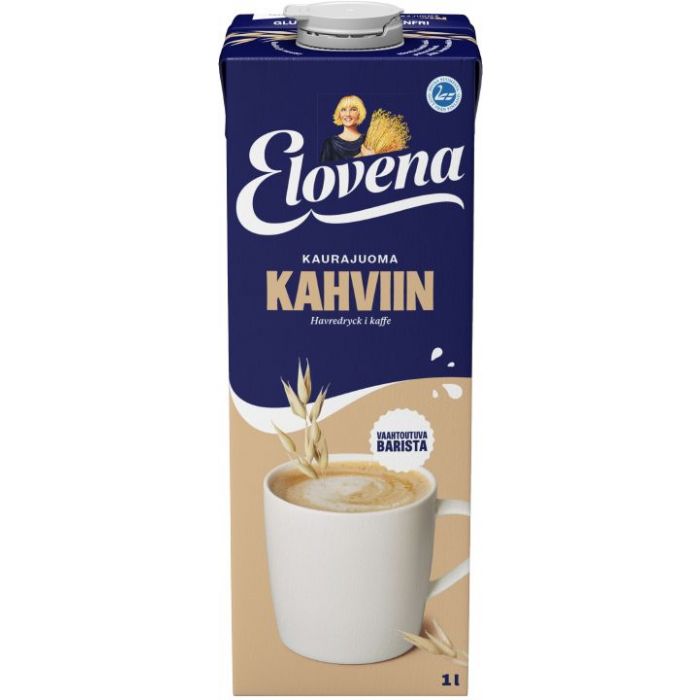 Elovena Elovena 1l kaurajuoma kahviin