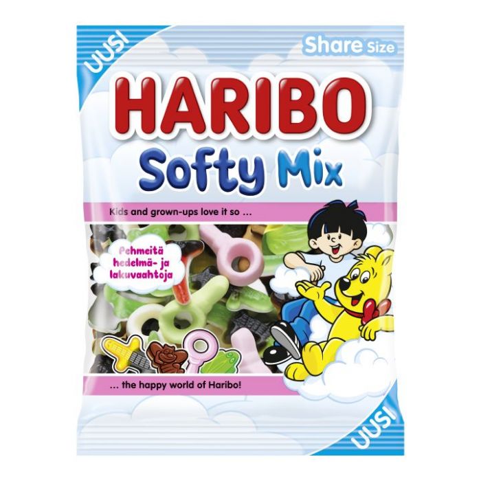 Haribo HARIBO Softy Mix 250 g Karkkipussi