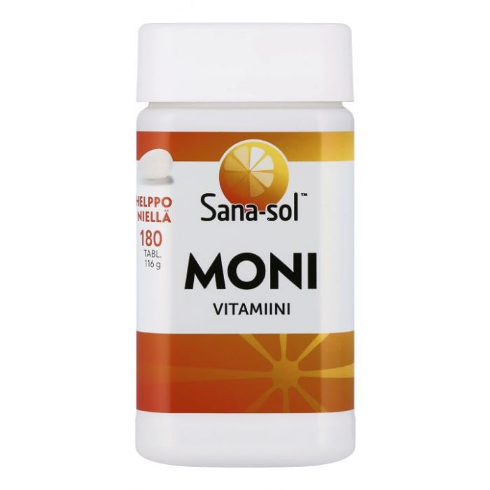 Sana-sol Sana-sol 180tabl Monivitamiini-kivennäisainetabletti