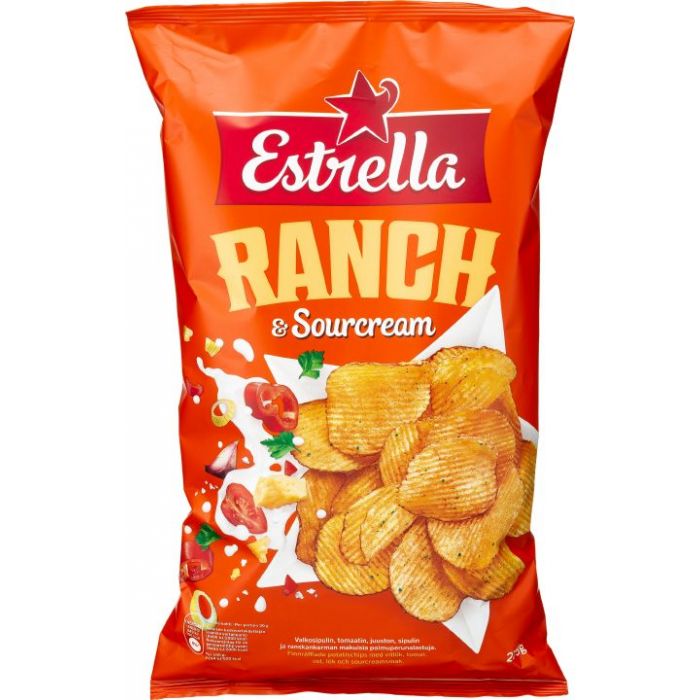 Estrella Estrella Sourcream & Ranch Sipsi 275g