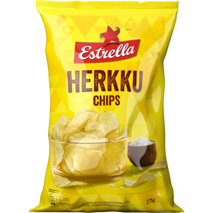 Estrella Estrella Herkku Original Potato Sipsi 275g