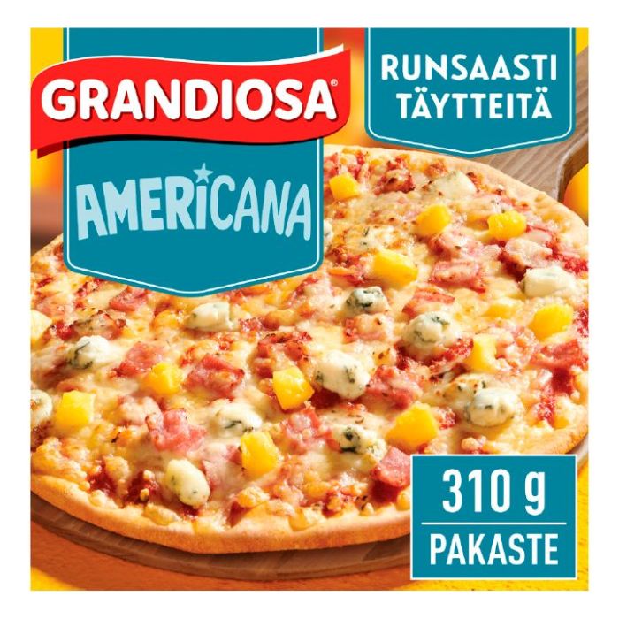 Grandiosa Grandiosa americana kiviuuni pakastepizza 310g