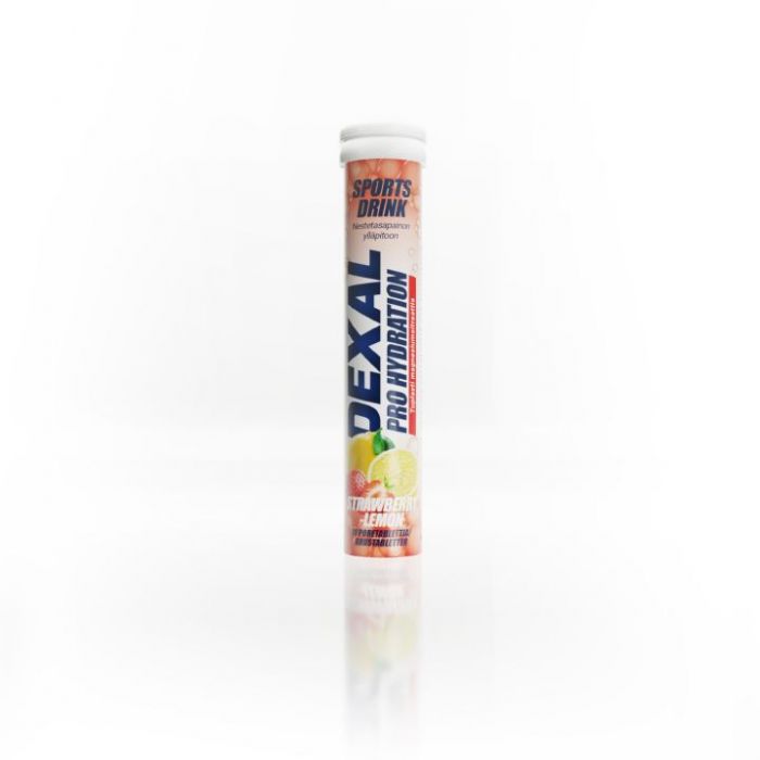 Dexal Dexal pro hydration mansikka-sitrus + magnesium poretabletti 18 kpl