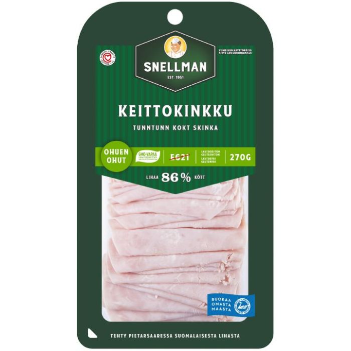 Snellman Snellman Ohuen ohut keittokinkku 270g