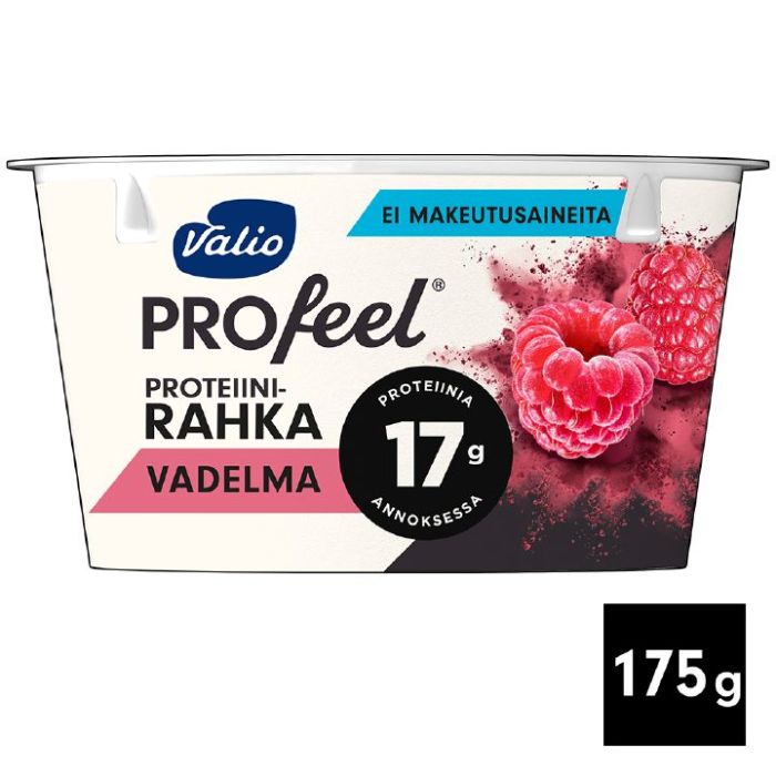 Valio Valio PROfeel® proteiinirahka 175 g vadelma laktoositon