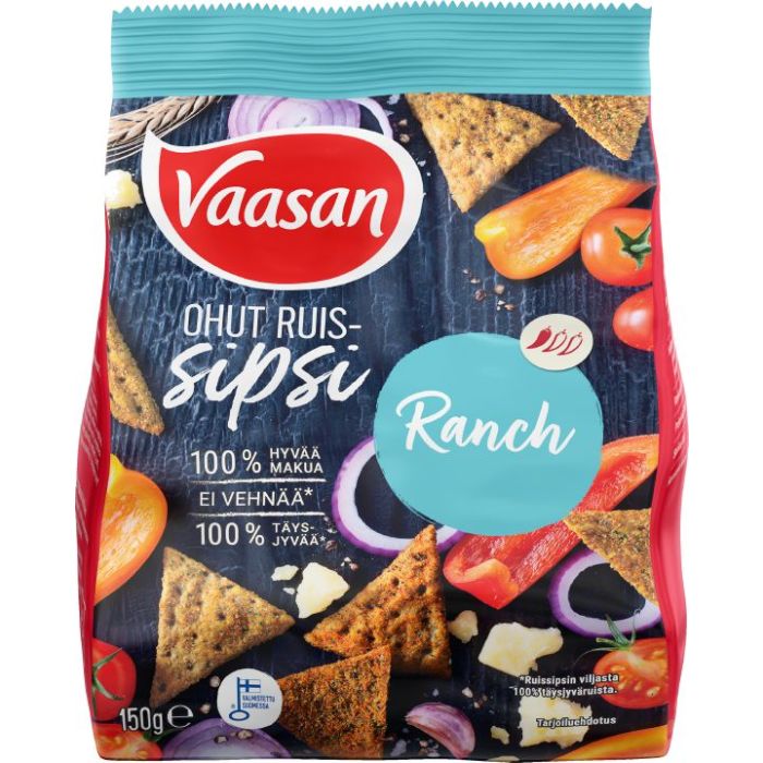 VAASAN Vaasan Ruissipsi Ranch 150g