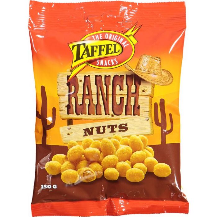 Taffel Ranch Nuts kuorrutettu maapähkinä 150g