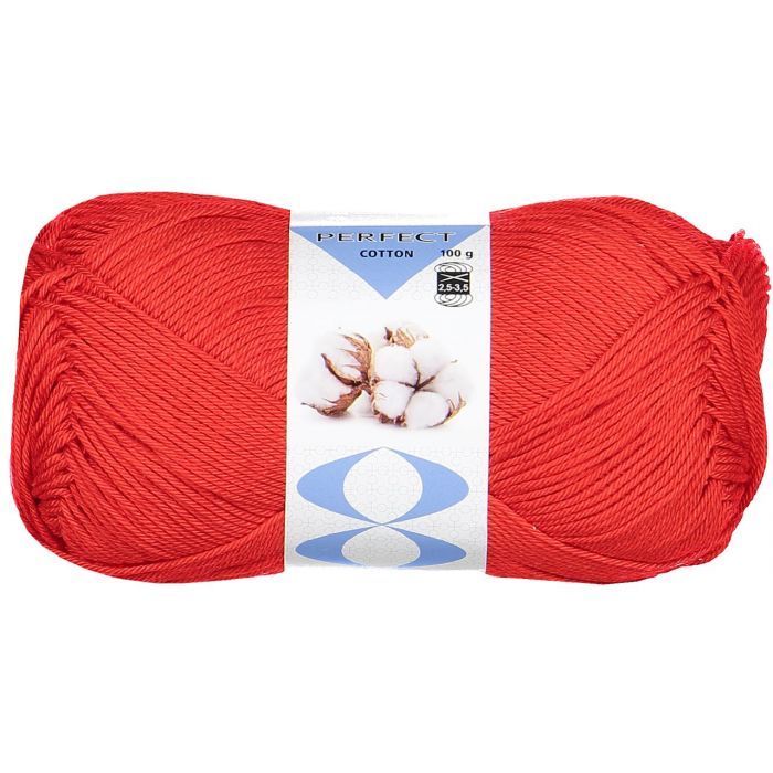 Prym Perfect Cotton puuvillalanka 100 g punainen