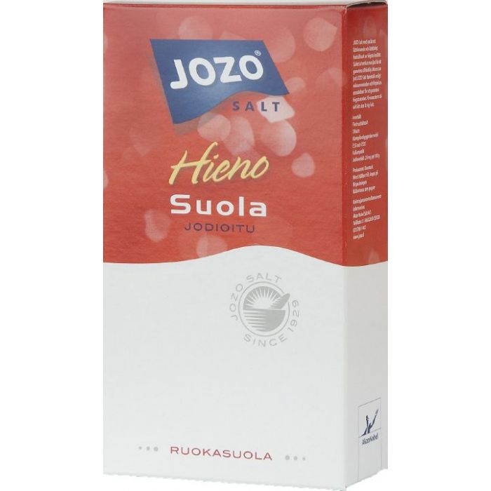 JOZO JOZO 1kg Hieno suola jodioitu