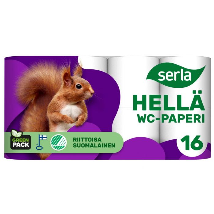 Serla Hellä WC-paperi 16rl valkoinen