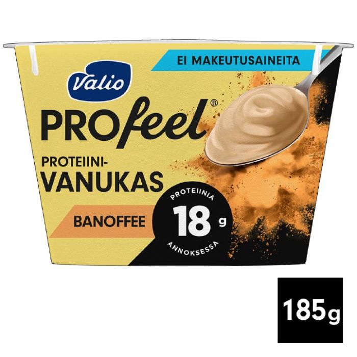 Valio Valio PROfeel® proteiinivanukas 185 g banoffee makeutusaineeton ...