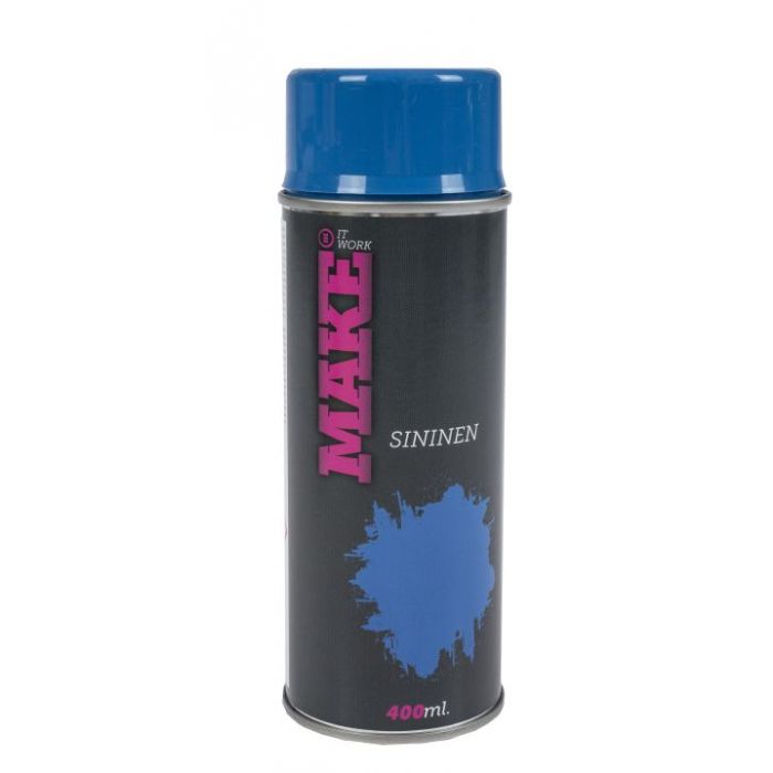 Make Spraymaali 400 ml, sininen