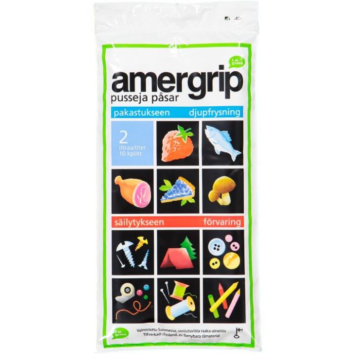 AMERGRIP AMERGRIP 10KPL/2L GREEN PE PUSSI