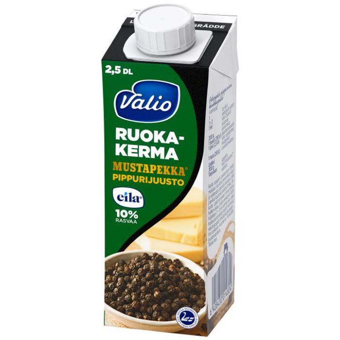 Valio Valio ruokakerma 2,5 dl Pippuripekka pippurijuusto UHT laktoositon