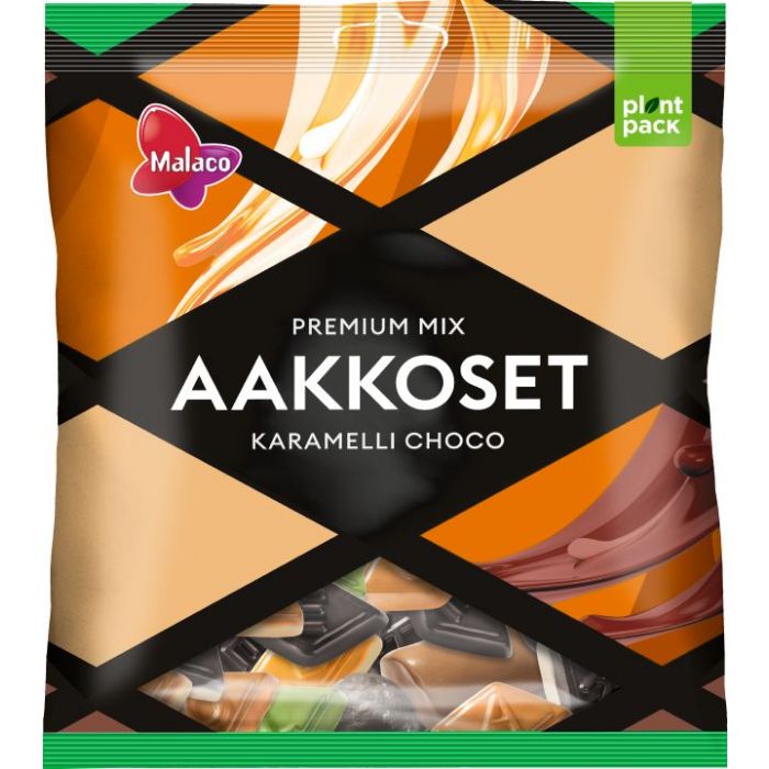 Malaco Malaco Aakkoset Karamelli Choco makeissekoitus 290g