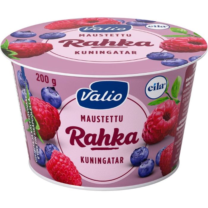 Valio Valio maustettu rahka 200 g kuningatar laktoositon