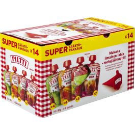 Piltti Piltti 12x150g Iso välipala Säästöpakkaus 1,5+v annospussi