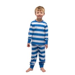 Ratia Lasten pyjama raita, sininen/vaaleansininen