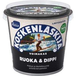 Valio Valio Koskenlaskija® Ruoka & Dippi e250 g voimakas 14 % laktoositon