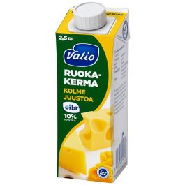 Valio Valio ruokakerma 2,5 dl kolme juustoa UHT laktoositon