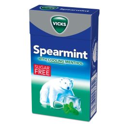 Vicks Vicks Spearmint sokeriton kurkkupastilli 40g
