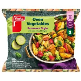 Findus Oven Vegetables - Provence Style 500g, pakaste