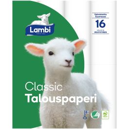Lambi Lambi talouspaperi 16rl valkoinen