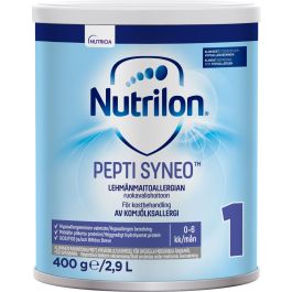 Nutrilon Pepti Syneo 1 400g, kliininen ravintovalmiste lehmänmaitoalle