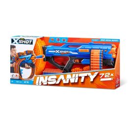 X-shot Insanity Mad Mega Barrel -ase, 72 ammusta