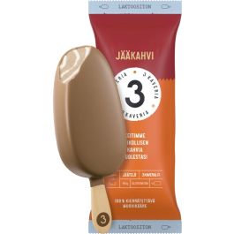 3 Kaveria 3 Kaveria Laktoositon Jääkahvi jäätelöpuikko 110ml/80g