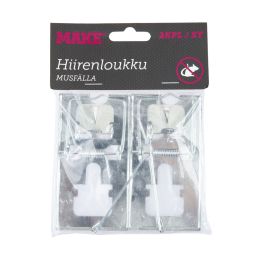 Make Hiirenloukku metallia 2 kpl