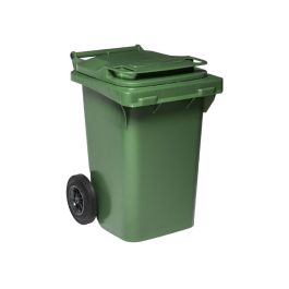 HELESI Isoilla pyörillä varustettu jäteastia 60, vihreä