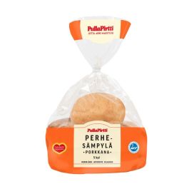 Pulla-Pirtti Perhesämpylä porkkana 5/325g laktoositon porkkanasämpylä